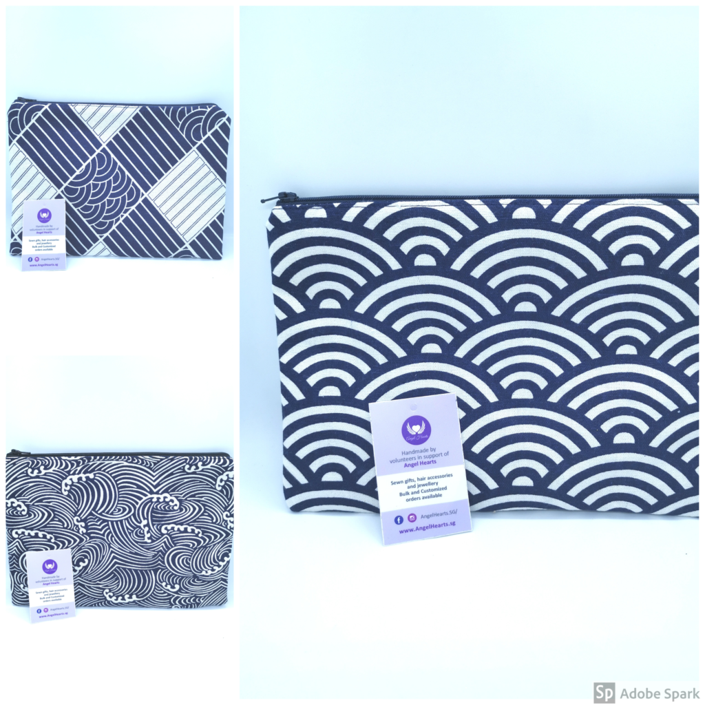 B5 Pouch - Japanese Series - Angel Hearts